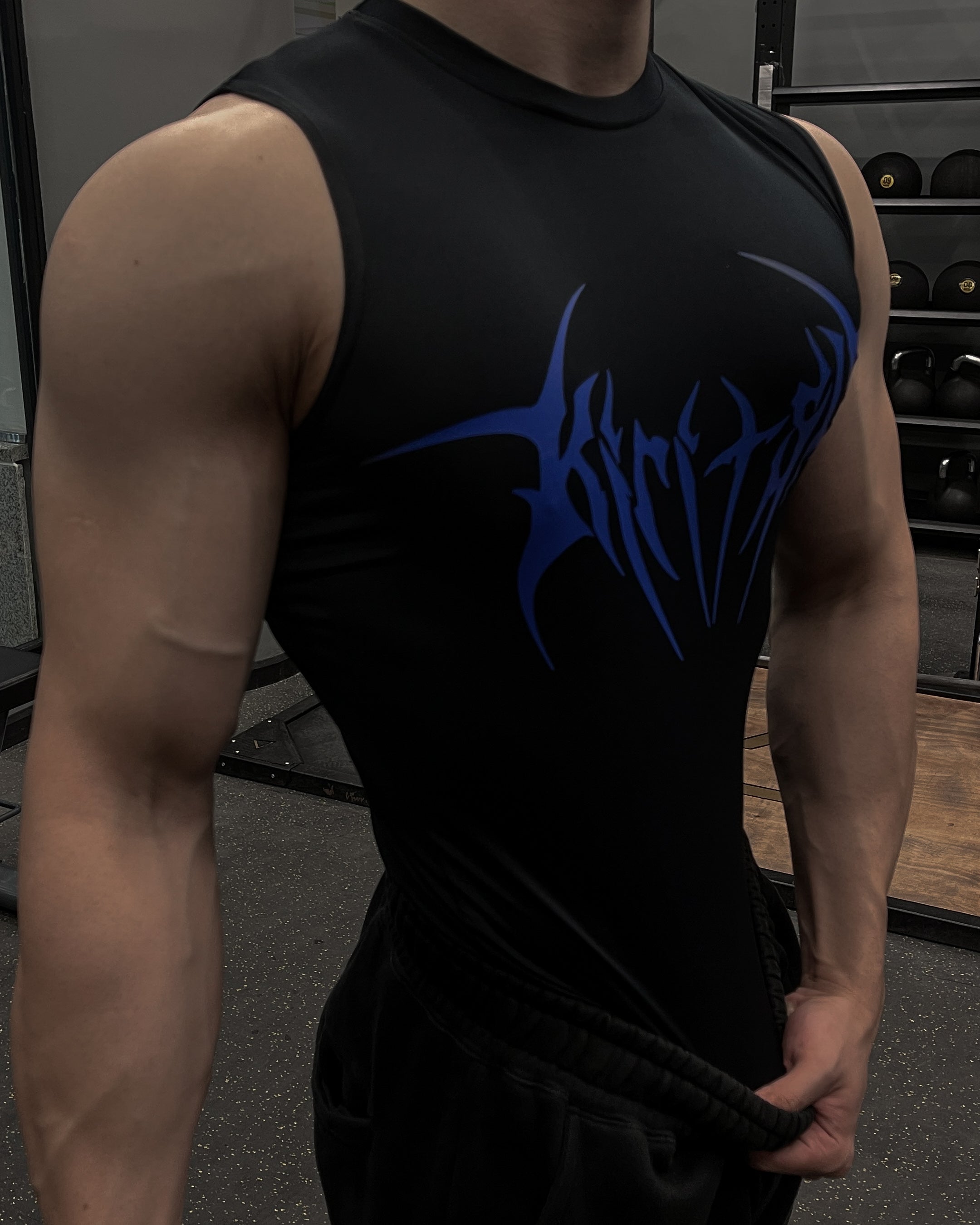 Midnight Sleeveless Compression [Black] – Kiritsu